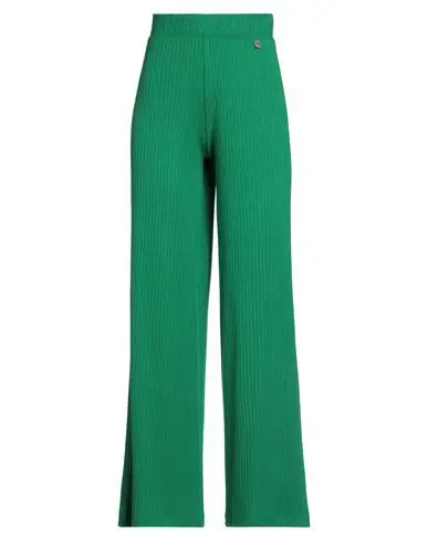 BERNA Wide Leg Knit Pants - Green