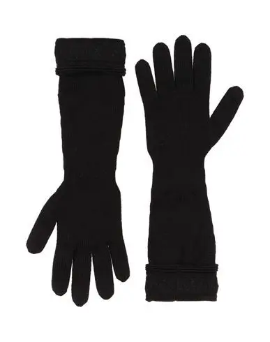 Emporio Armani Knitted Gloves - Black