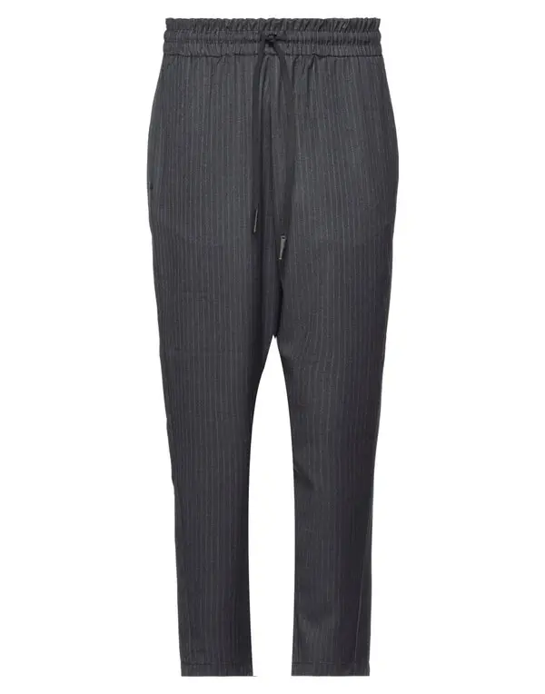 DANIEL RAY Cotton Pinstriped Pants - Grey