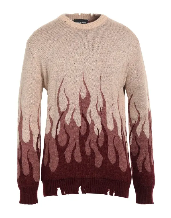 VISION OF SUPER Knitted Crewneck Sweater