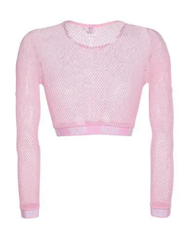 Gcds Cropped Jersey Top - Pink