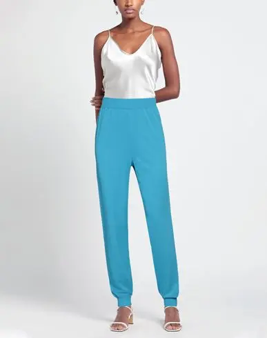 SOALLURE Tapered Knit Pants - Blue