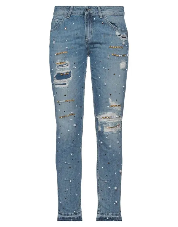 LIU •JO Straight-leg Jeans With Appliqués