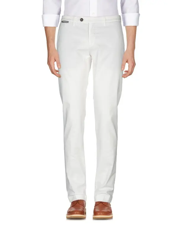 Eleventy Tapered Leg Chinos - White