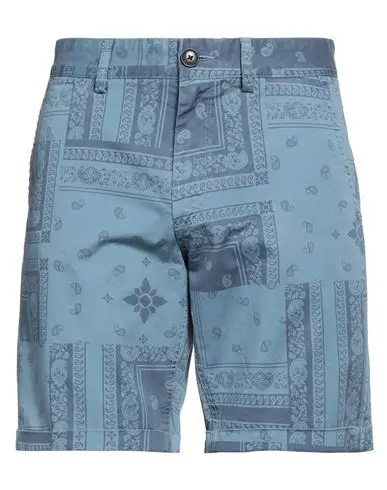 SUN 68 Twill Shorts - Blue