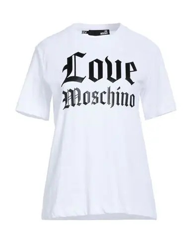 Moschino Cotton And Elastane T-shirt With Logo Print