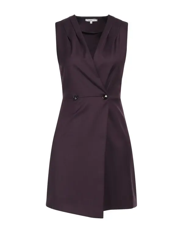 Patrizia Pepe Mini Shirt Dress - Purple