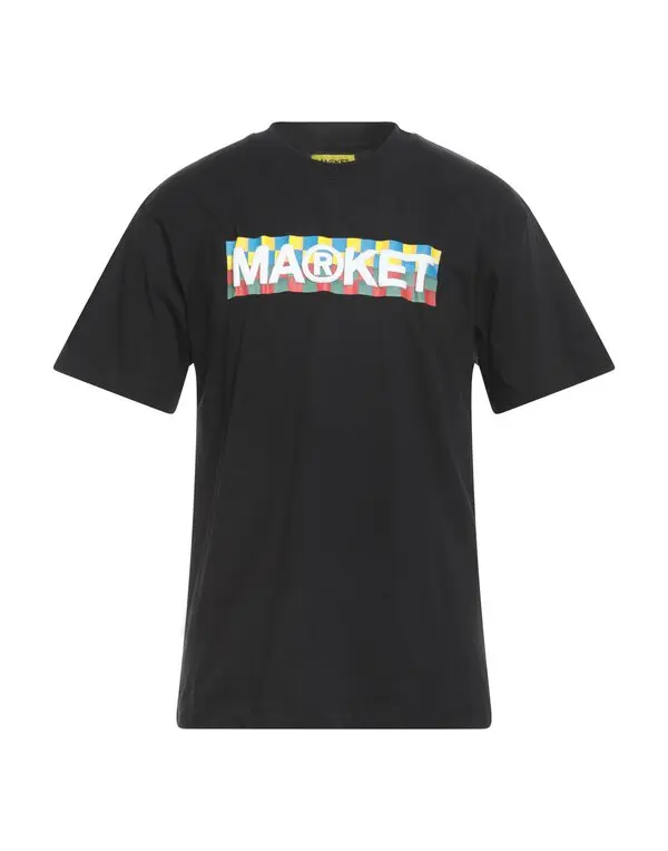MARKET T-shirt Size Cotton - Black