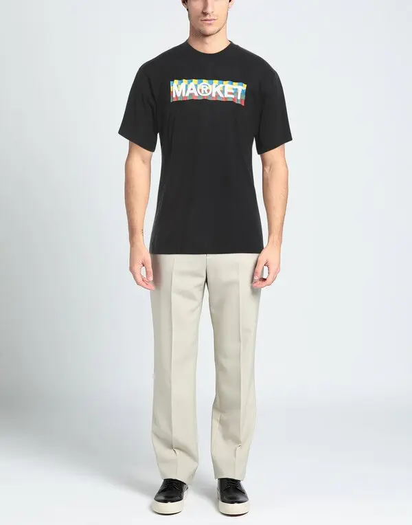 MARKET T-shirt Size Cotton - Black