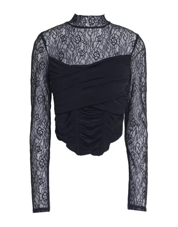 Topshop Crepe Lace T-shirt