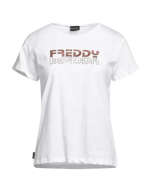 FREDDY Logo-print Jersey T-shirt - White