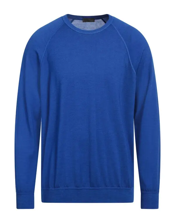 DRUMOHR Super 140s Wool Sweater - Blue