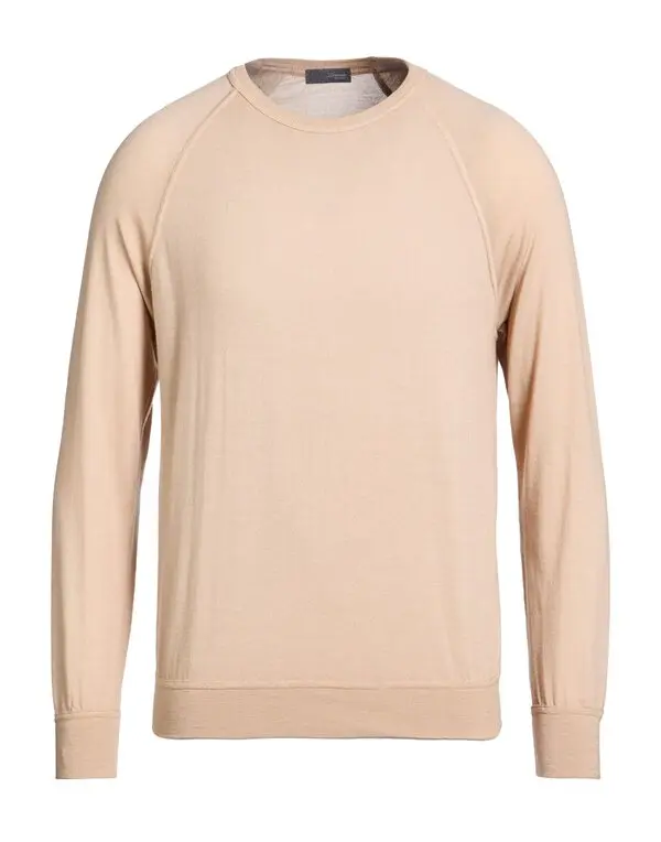 DRUMOHR Super 140s Wool Sweater - Sand