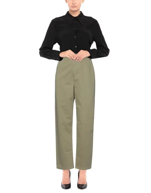DR. DENIM Straight-leg Gabardine Trousers