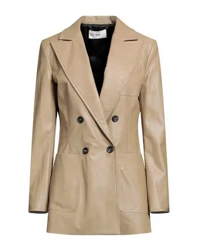 SOLOTRE Double-breasted Jacket - Beige