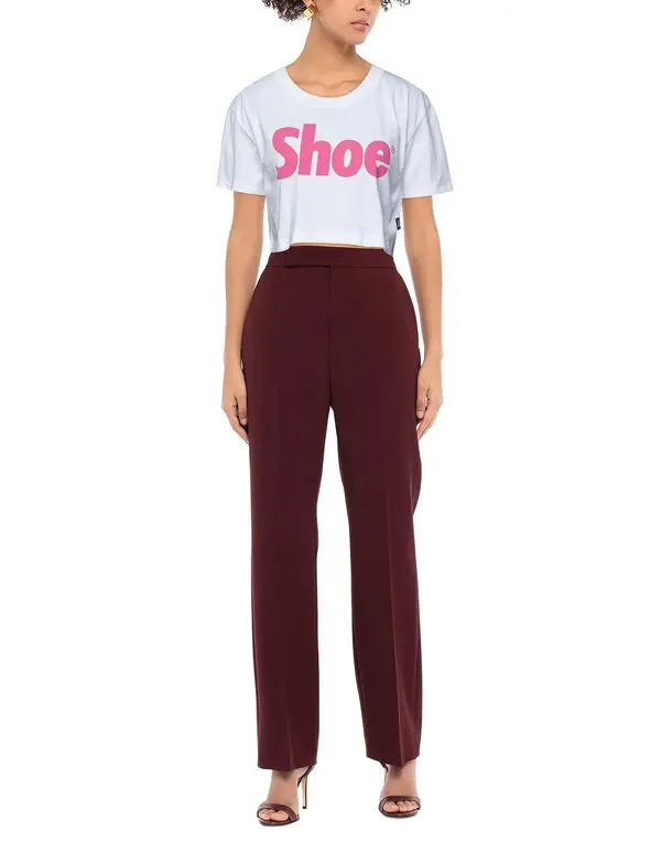 SHOE Cotton Jersey Crop Top - White