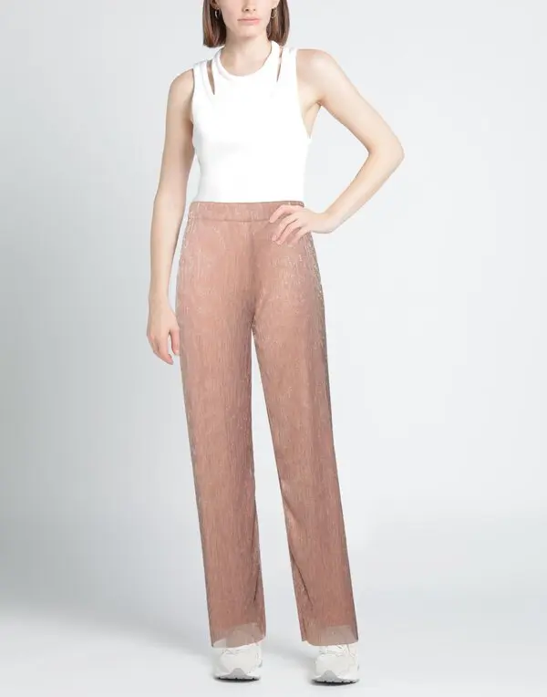 VANESSA SCOTT Straight Leg Pants - Pink