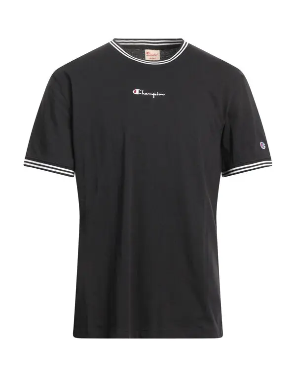 Champion Reverse Weave T-shirt Size Cotton - Black