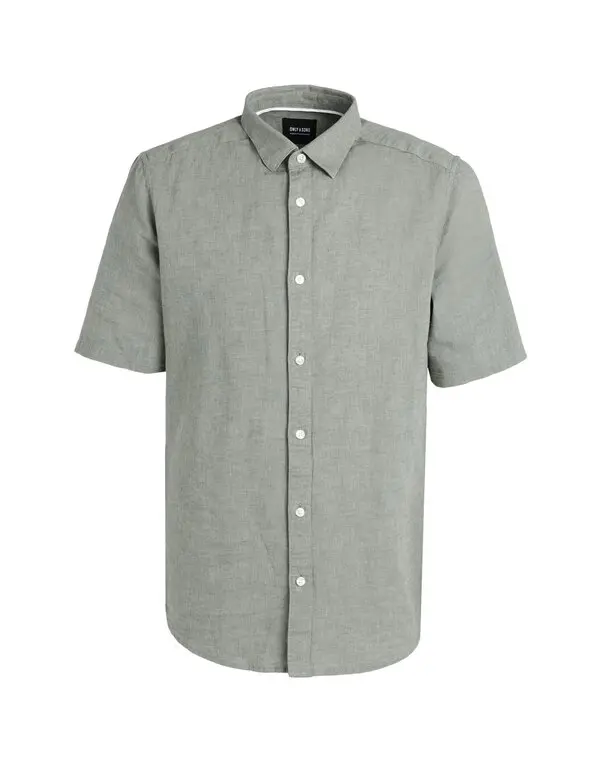 ONLY & SONS Shirt Size Cotton, Linen - Green