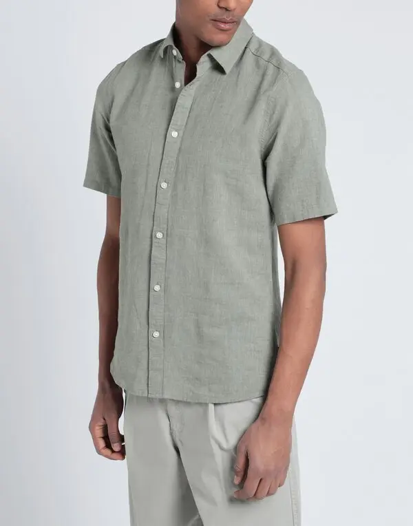 ONLY & SONS Shirt Size Cotton, Linen - Green