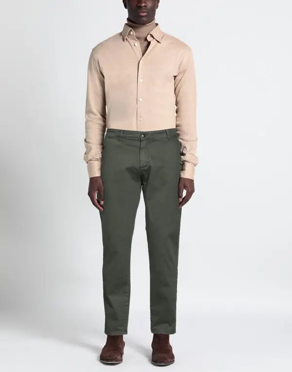STILOSOPHY Pants Size Cotton, Elastane - Green