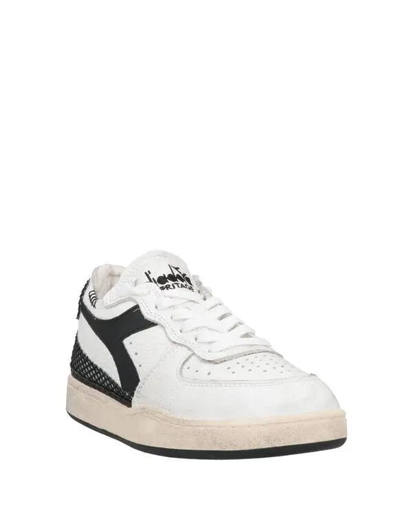 DIADORA HERITAGE Leather Low-top Sneakers - White