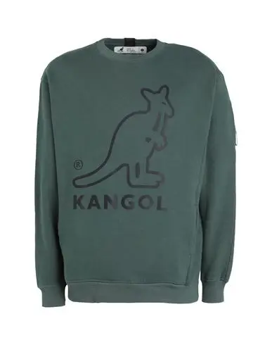 KANGOL Cotton Fleece Sweatshirt - Green
