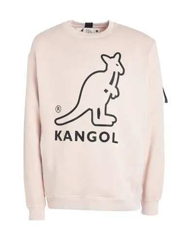 KANGOL Cotton Fleece Sweatshirt - Pink