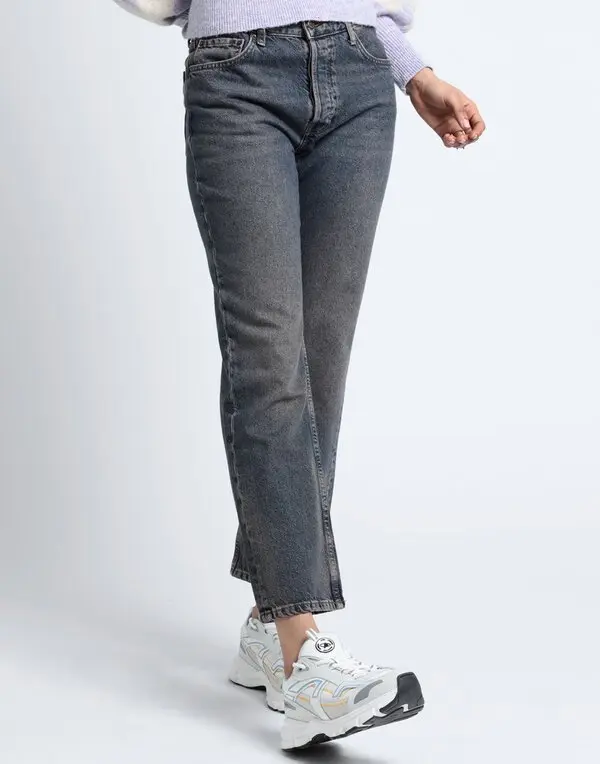 Topshop High Waisted Straight Leg Jeans