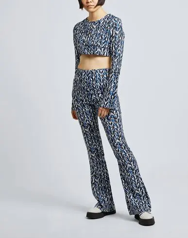 8 BY YOOX Printed Long-sleeve Crop Top