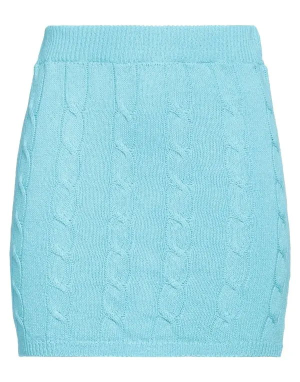 VICOLO Knitted Mini Skirt - Blue