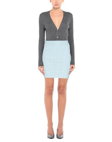 VICOLO Knitted Mini Skirt - Sky Blue