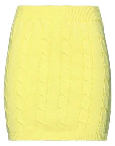 VICOLO Knitted Mini Skirt - Yellow