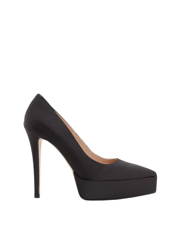 8 BY YOOX Satin Point-toe Platform Pumps