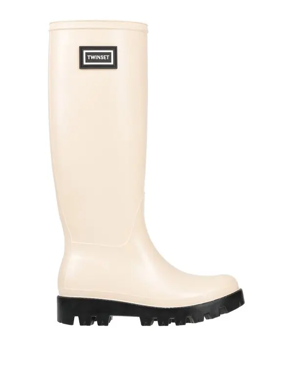 TWINSET Rain Boots - Cream