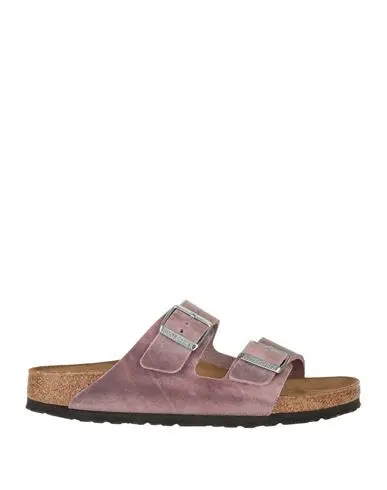 BIRKENSTOCK Sandals Mauve Size Soft Leather - Purple