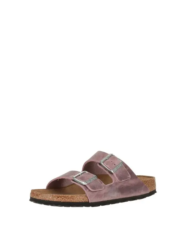 BIRKENSTOCK Sandals Mauve Size Soft Leather