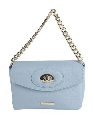 TUSCANY LEATHER Leather Flap Handbag - Blue