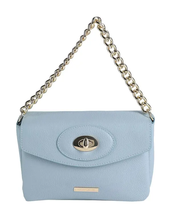 TUSCANY LEATHER Leather Flap Handbag - Blue