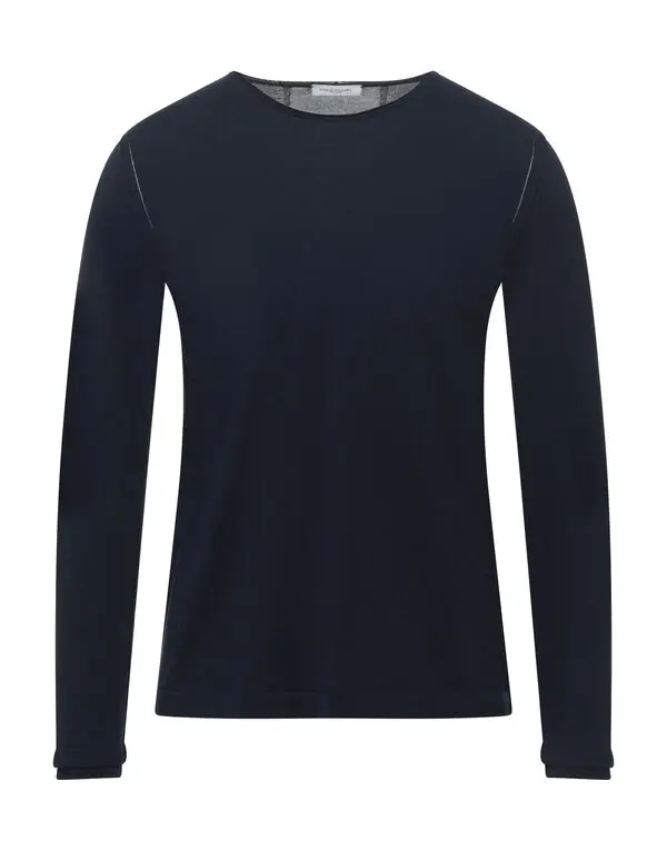 PAOLO PECORA Cotton Knit Sweater - Blue