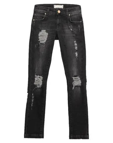 G.SEL Jeans With Leather Trim