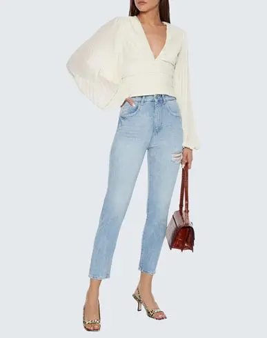 DL1961 Cotton Denim Mom Jeans