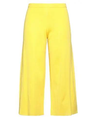 NEERA 20.52 Cotton Wide-leg Pants - Yellow