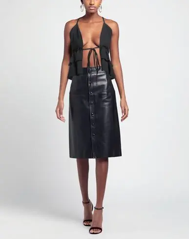 OW Woven Jacquard Wrap Top