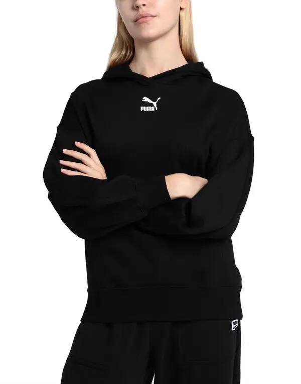 PUMA Classics Oversized Hoodie - Black