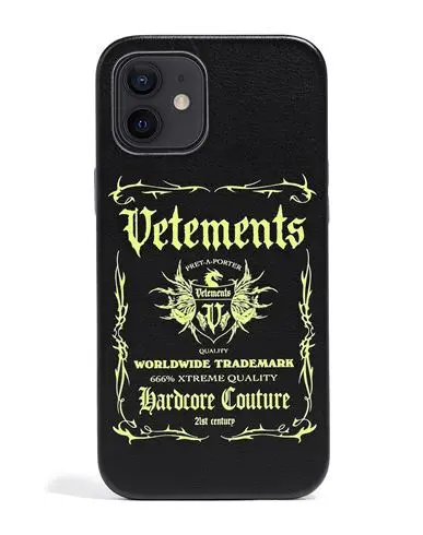 Vetements Covers & Cases Textile Fibers - Black
