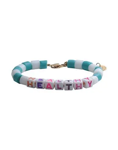 SPORTY & RICH Plastic Bracelet - Turquoise