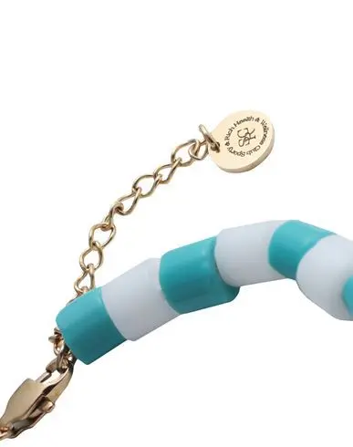 SPORTY & RICH Plastic Bracelet - Turquoise