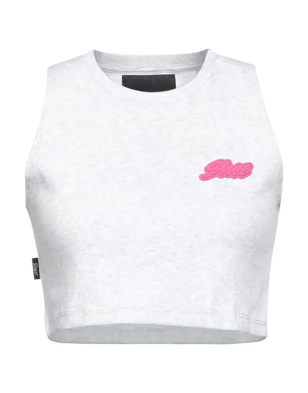 SHOE Jersey Crop Top - Grey