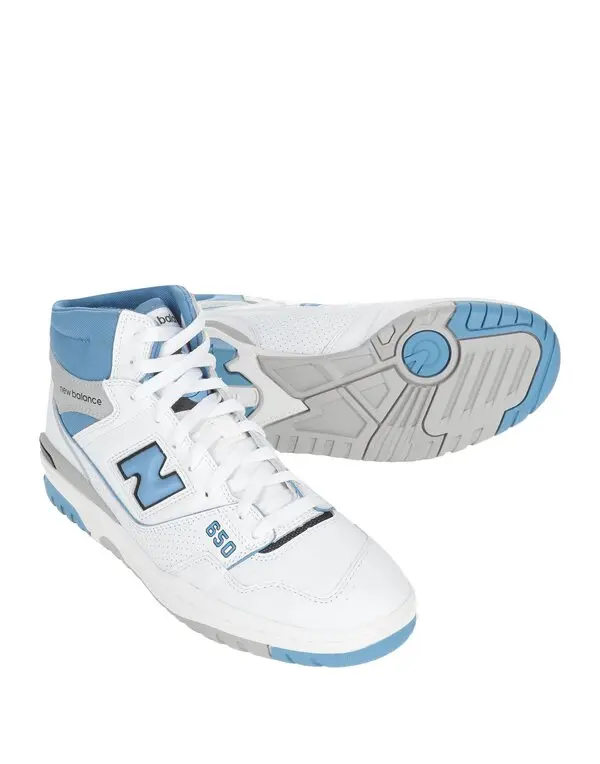 NEW BALANCE 650 High-top Sneakers - White